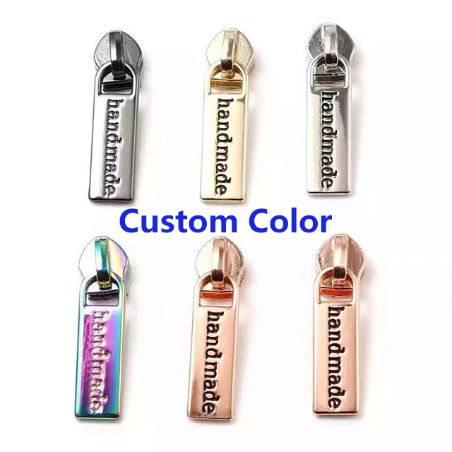 Factory Wholesale Custom Zipper Pulls Electroplating Metal Slider For ...