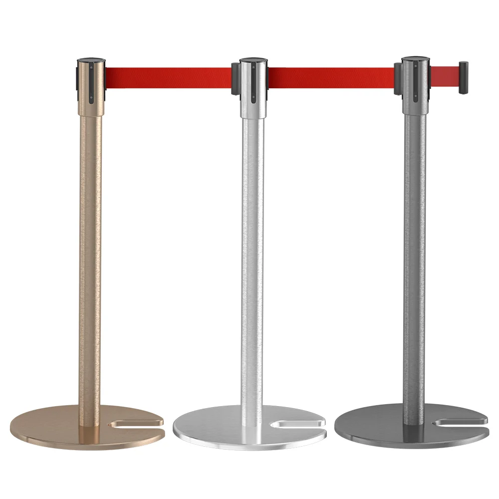 U-Shaped Base Traffic Barrier Telescopic Isolation Guardrail Steel ...