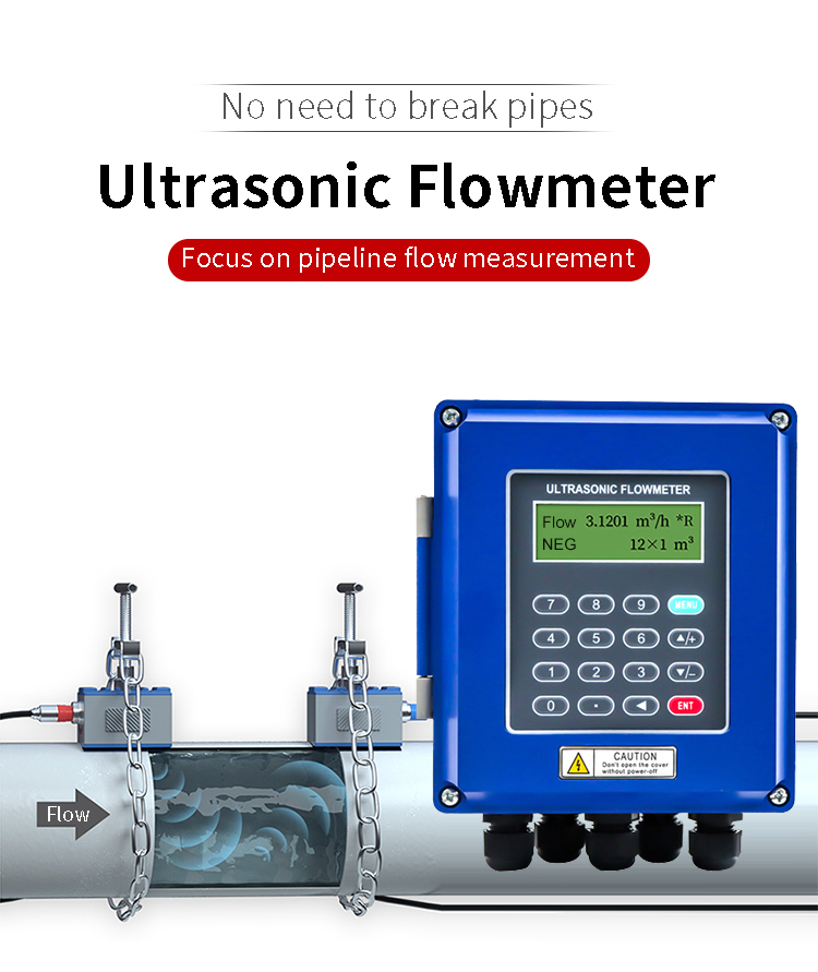 Ultrasound ultra Sonic Flow Meters Ultrasonic Flowmeter Water Flow ...