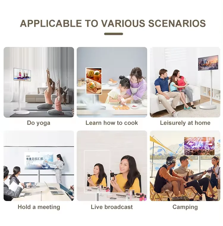 Stand By Me 32 Inch Portable Hd Smart Interactive Touch Mobile Monitor ...