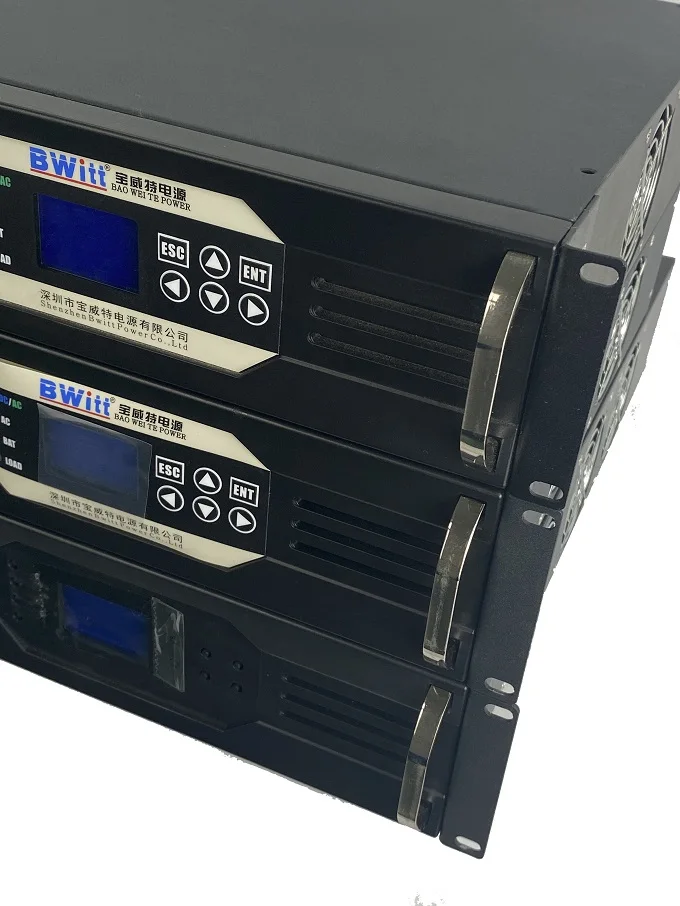 19 Inch Rack Mount Inverter 6000w DC48V to AC220V Pure Sine Wave