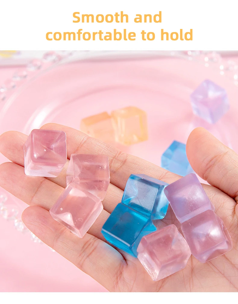 New Design Fidget Toys Mini Squishy Ice Block Stress Ball Brinquedos ...