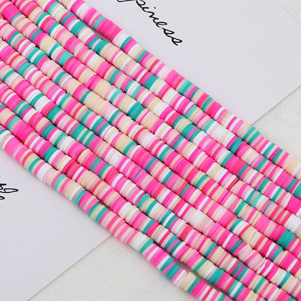 DIY Accessory 4mm 6mm Fimo Polymer Clay Beads in Bulk , Wholesale Flat ...