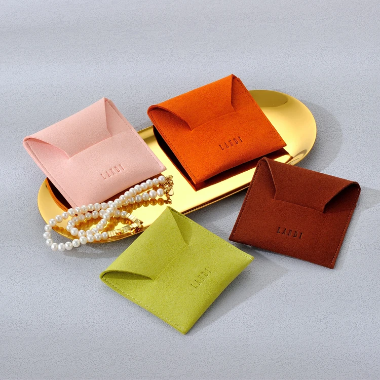 Small Single Customization Suede Jewelry Bag 0.6mm Insert Pocket Pouch ...