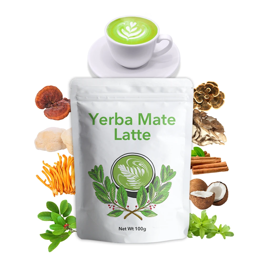 Yerba Mate Instant Latte - Ksorganic Mushroom Extracts