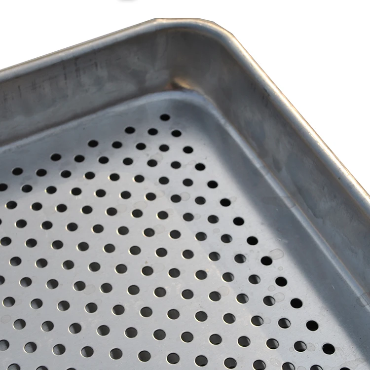 Customized Size Aluminum Metal Mes Punched Baking Pan Set .18 26 Inch ...