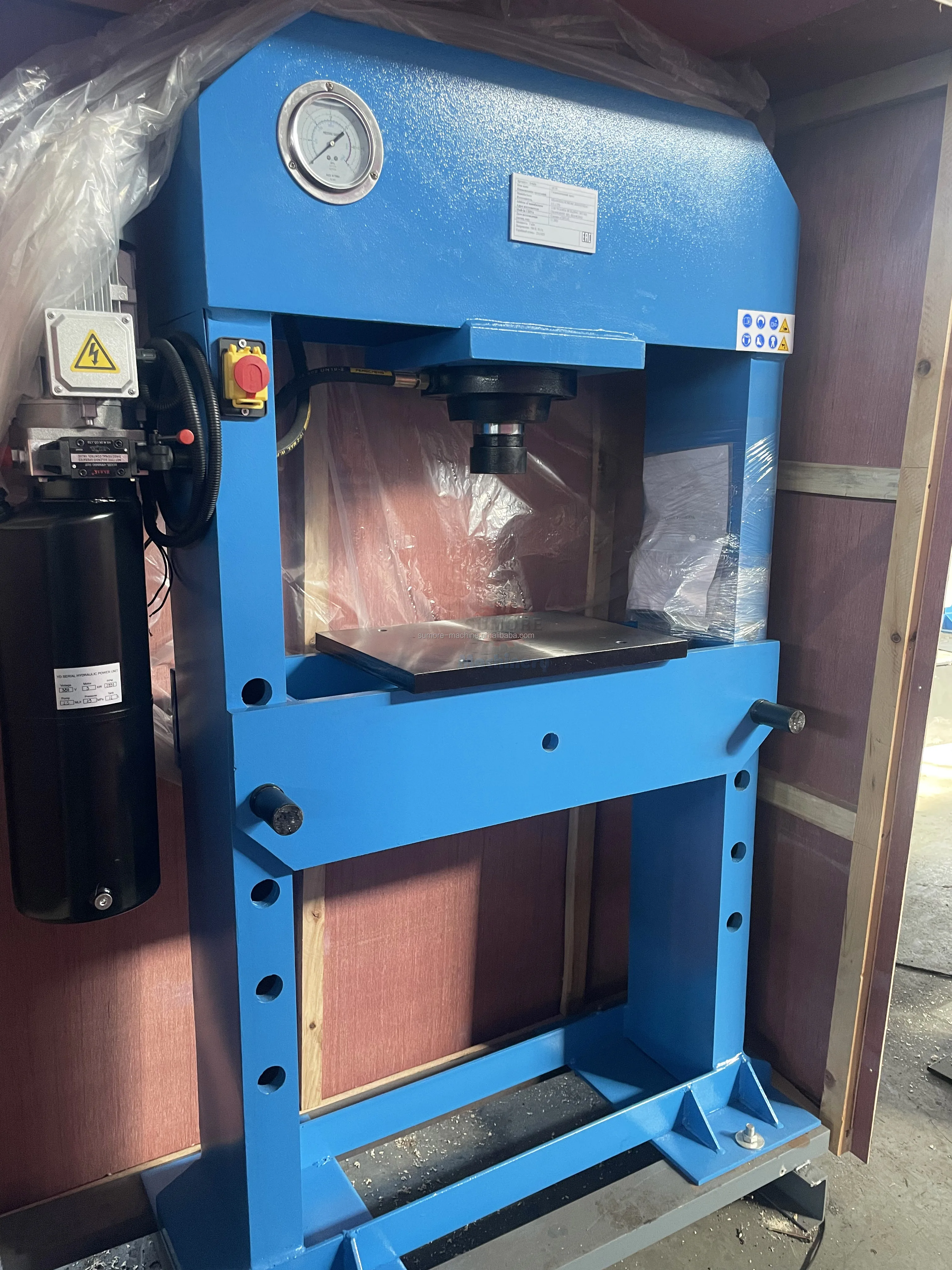 100 Ton 150 Ton 200 Ton Hydraulic Press Machine - Heavy Duty H Frame