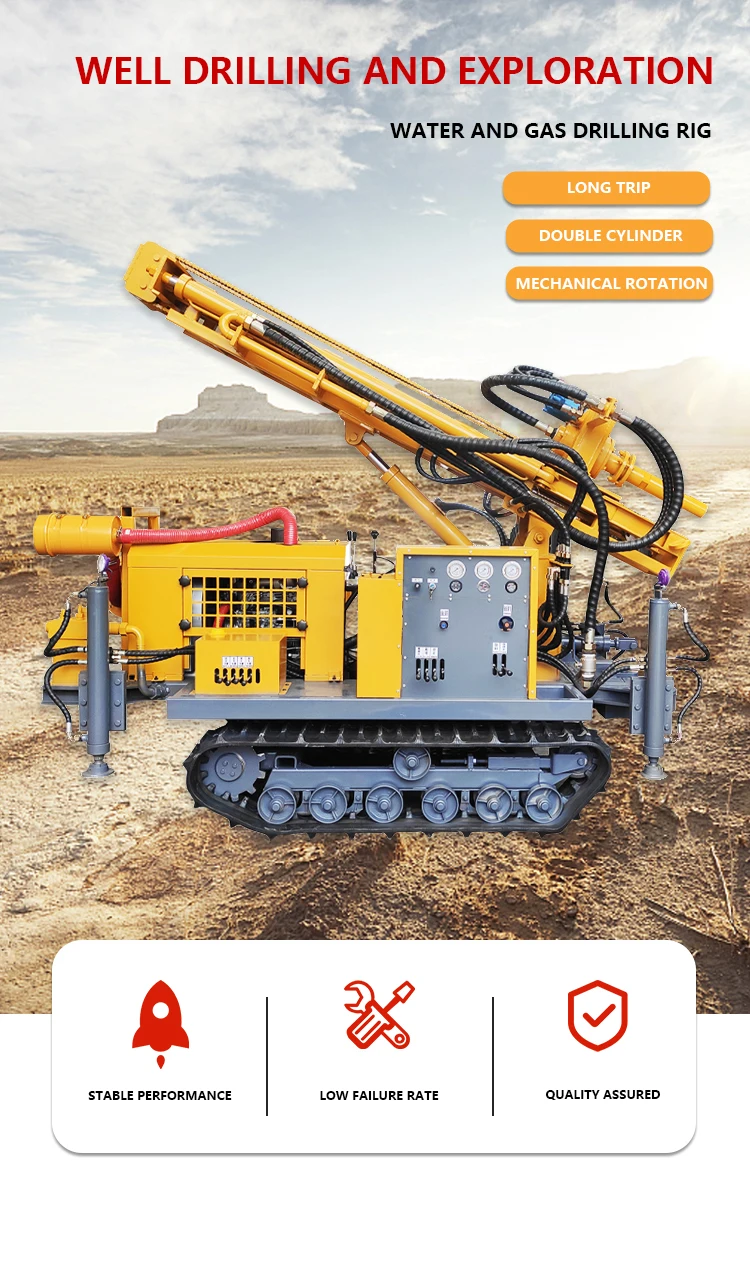 Rotary Water Well Drilling Rig Bore Well Water Tap Drilling Machine ...