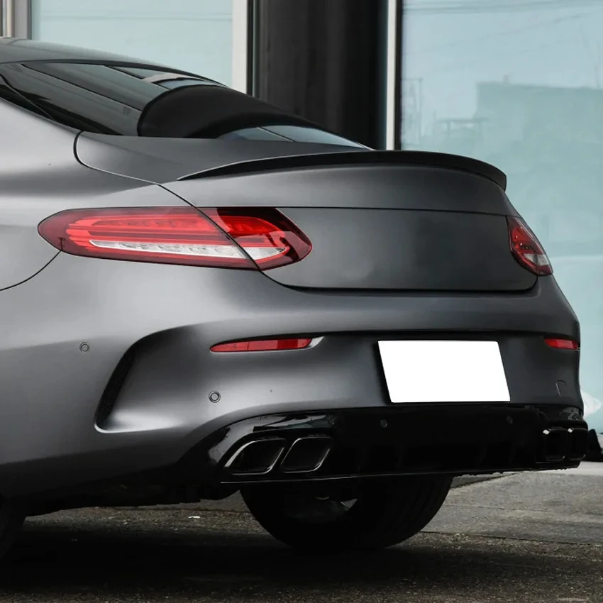 Psm Style W205 Carbon Fiber Spoiler W205 Coupe Spoiler C63 S C250 Trunk ...