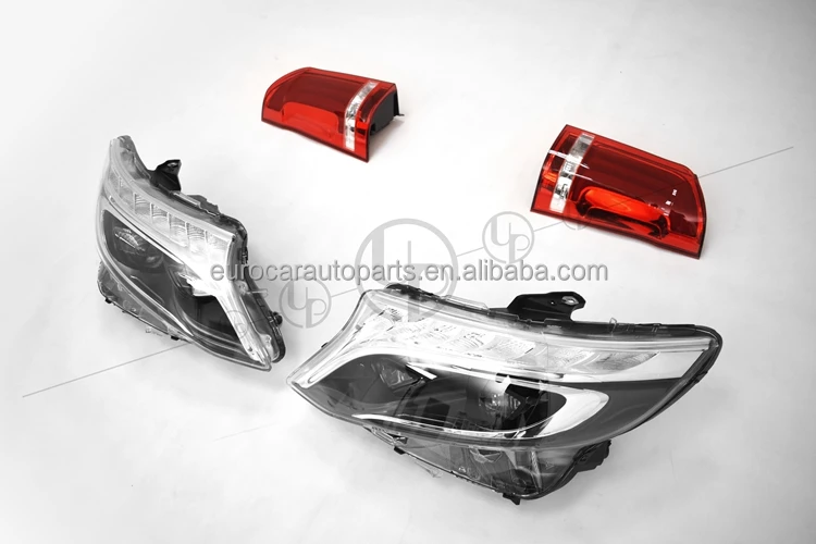 V Class Head Lamp And Taillamp For V Class W447 Vito Head Light And ...