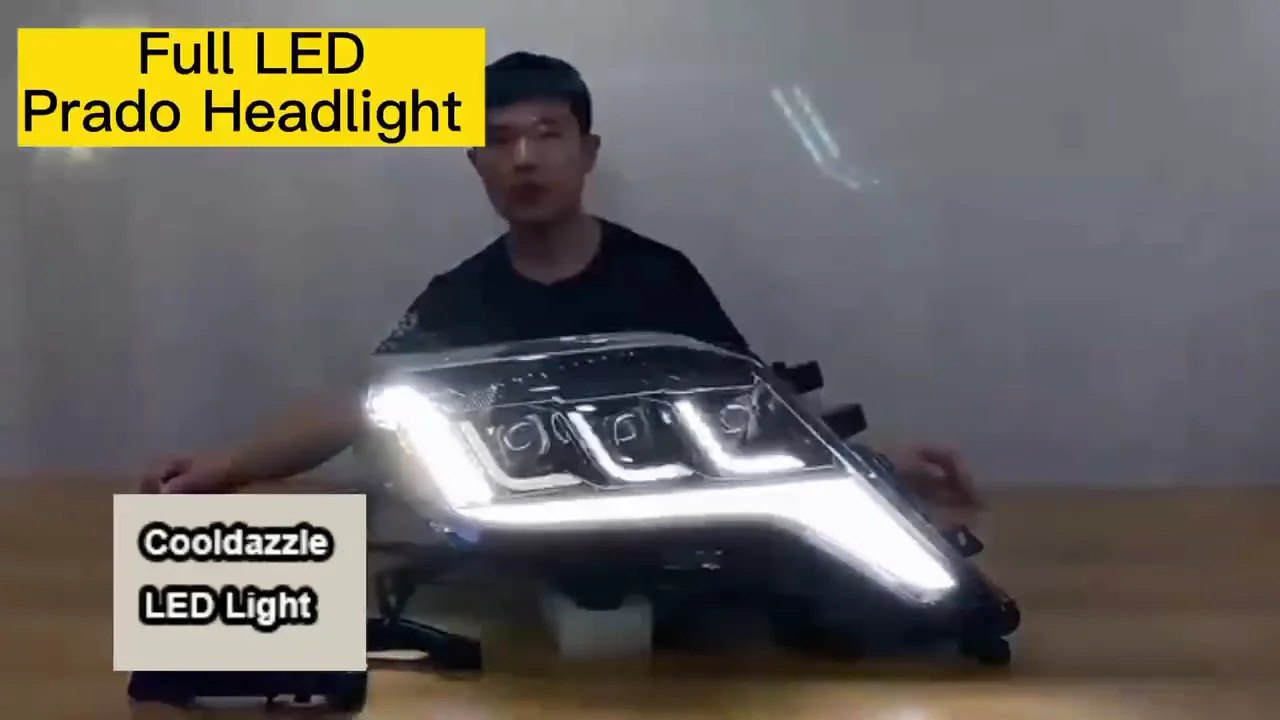 For Toyota Prado Led Headlight 2014-2017 Front Lamp Prado Drl Turn ...