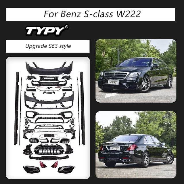 Car Body Kit W222 Modified for S63 S65 S450 Maybach - Mercedes-Benz S ...