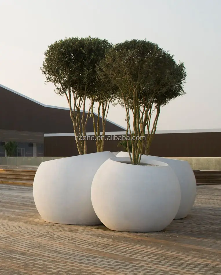 Nordic Decorative Planter Large Size Outdoor Indoor Irregular Round ...