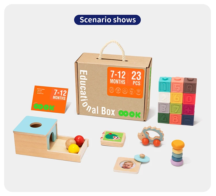 Montessori Toys - Early Educational Building Blocks for Toddlers
