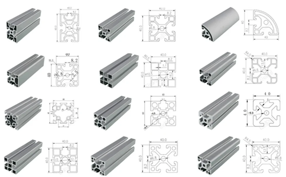 Framing Custom 30120 20x20 Blue For 40x40 4040 8080 T Slot Framing 3d ...