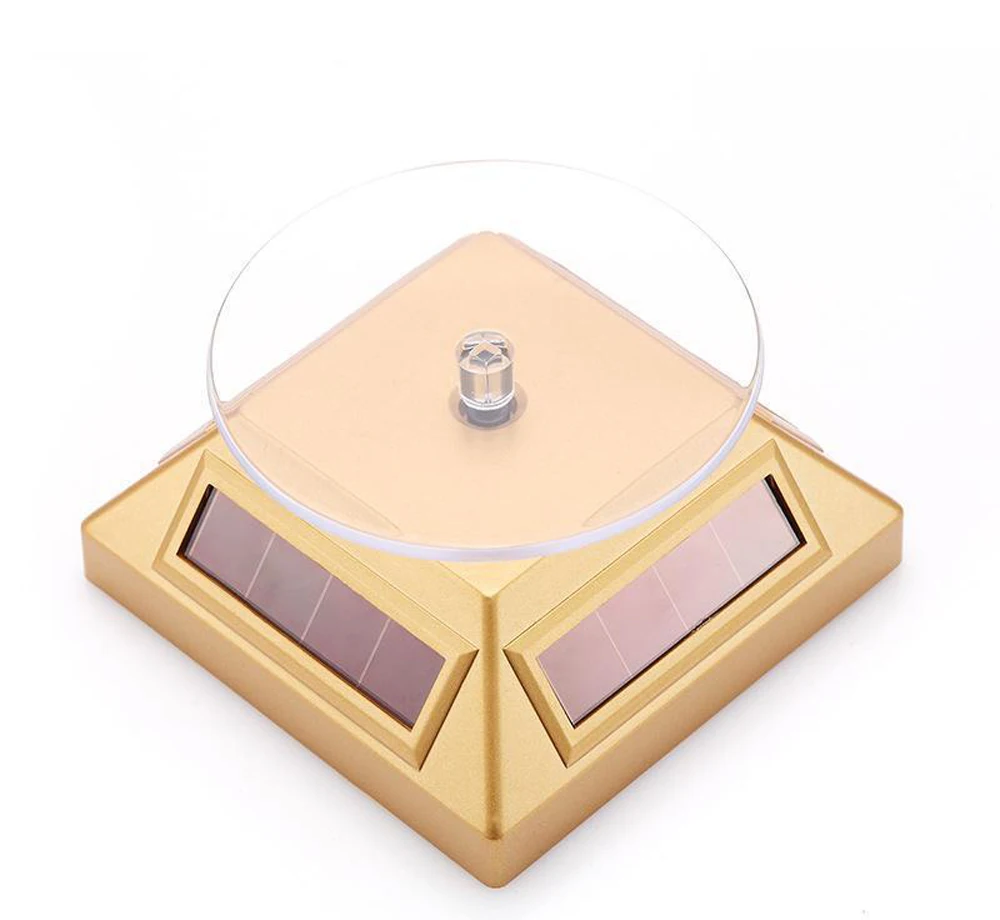 Solar Powered Rotating Turn Table Display Stand Plate - Buy Turn Table ...