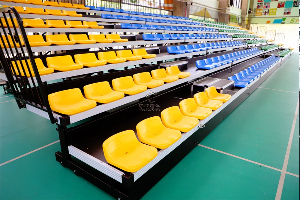Factory Priced Aluminium Telescopic Bleacher Retractable Stadium Seats ...