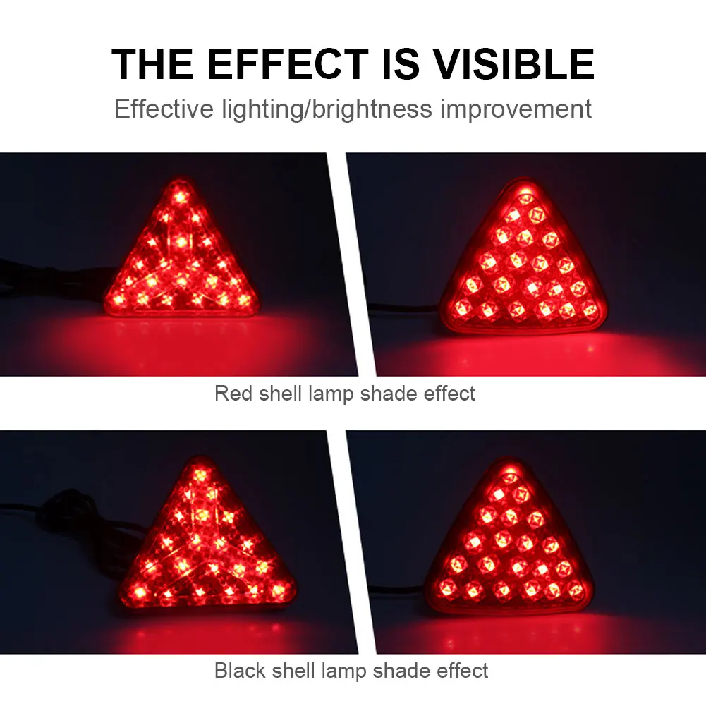 F1 Style Triangle Style Rear Third Brake Light Car Pilot Stop Safety ...