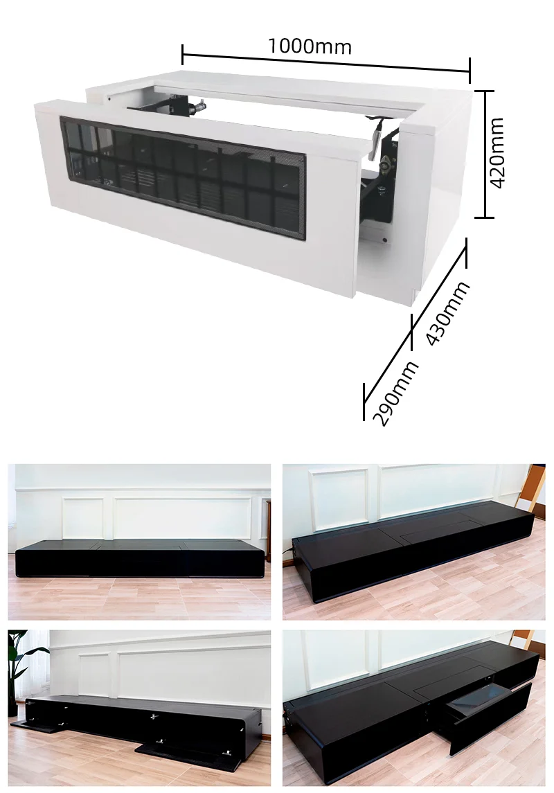 NP Laser TV Cabinet - Short Throw Projector for Living Room
