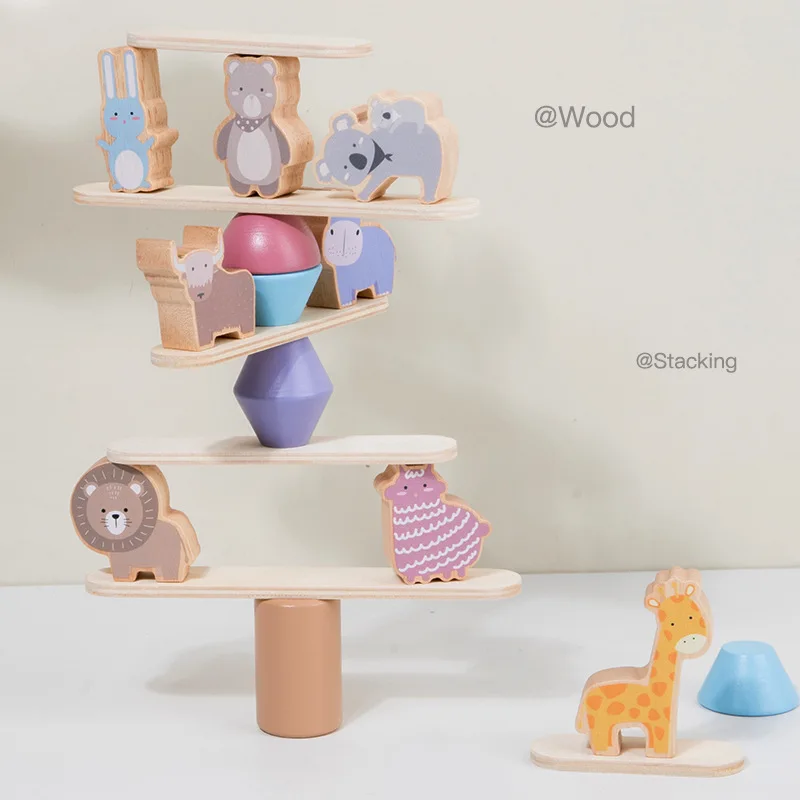 Alibaba.com: JoRay JRZ-857 3D Animal Building Blocks, Wooden Montessori ...