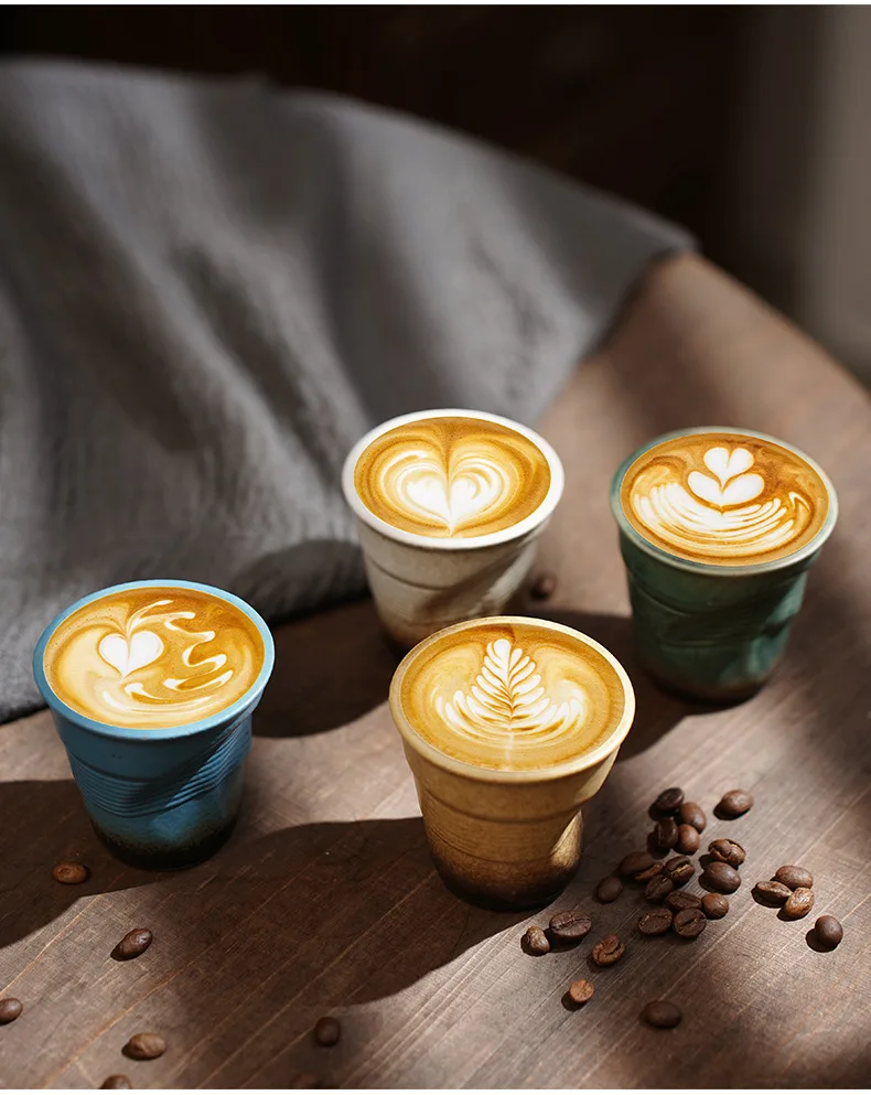 3D Paper Cup Design Reusable Pinched Mugs - Creative & Durable