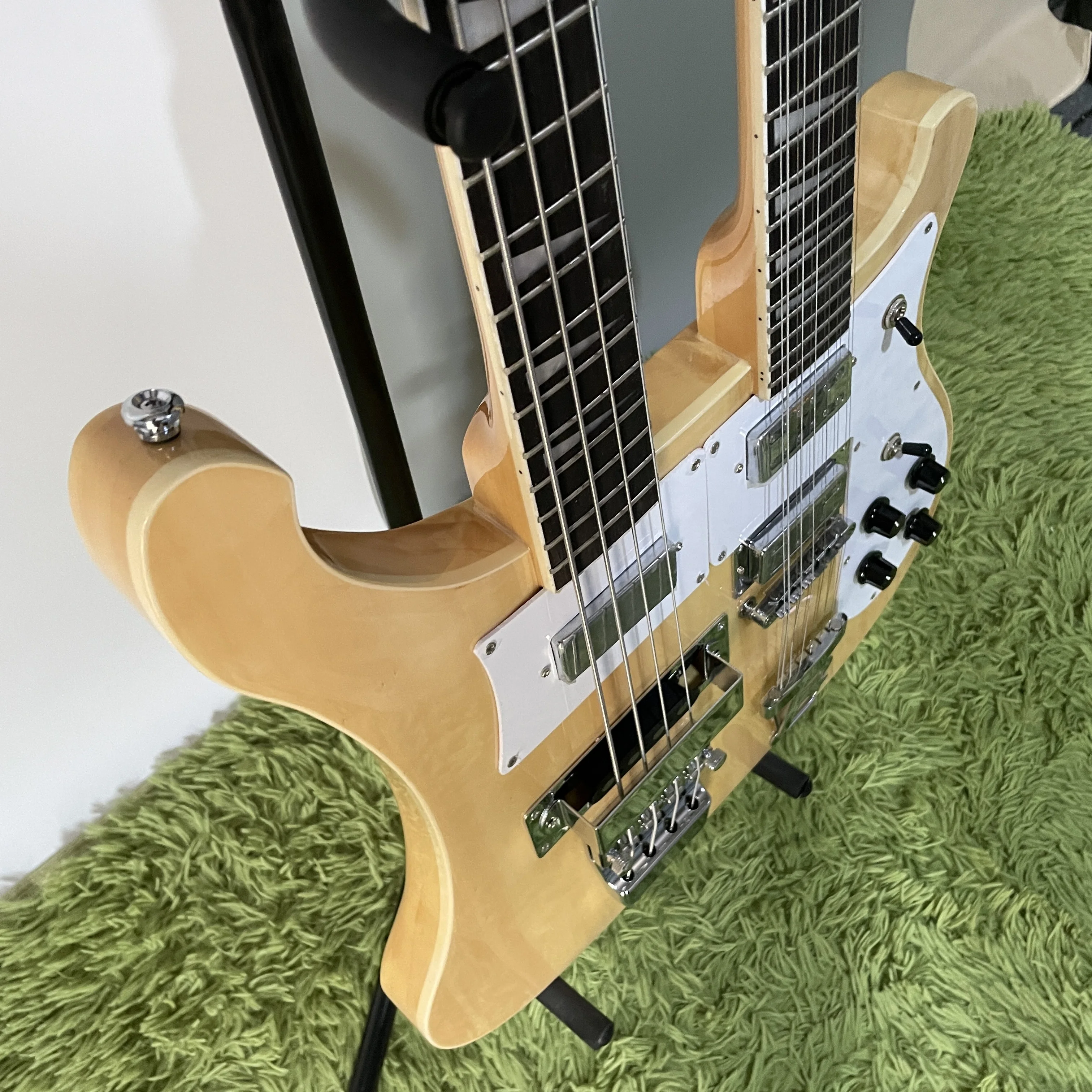 Double Neck RIC Electric Guitar 4+12 Strings - Fast Shipping