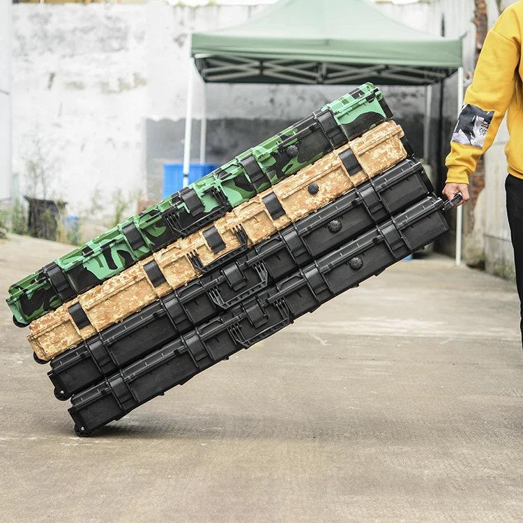 GLARY Black Tactical Gun Case - Waterproof & Shockproof