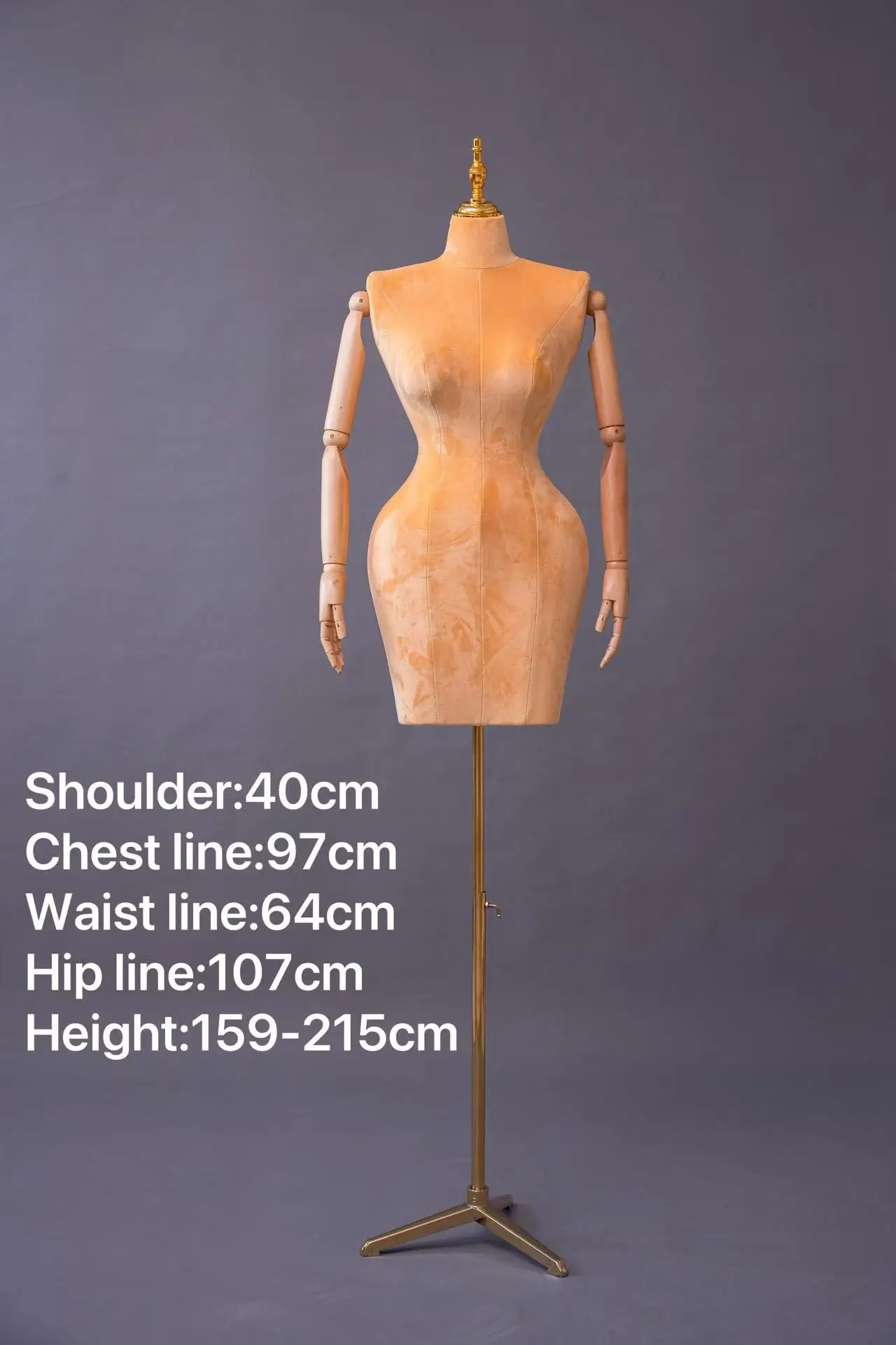 BBL Female Curves Hard Foam Bust Mannequin Dress Form Clothing Form ...