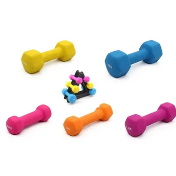 Wholesale Colorful Home Fitness Basics Easy Grip Hex Neoprene Coated ...