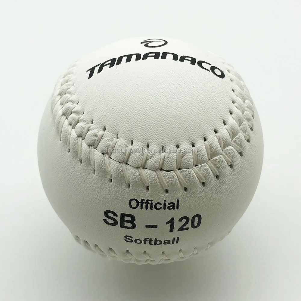 Size 12 Inch PVC White Leather Tamanaco SB-120 Softball