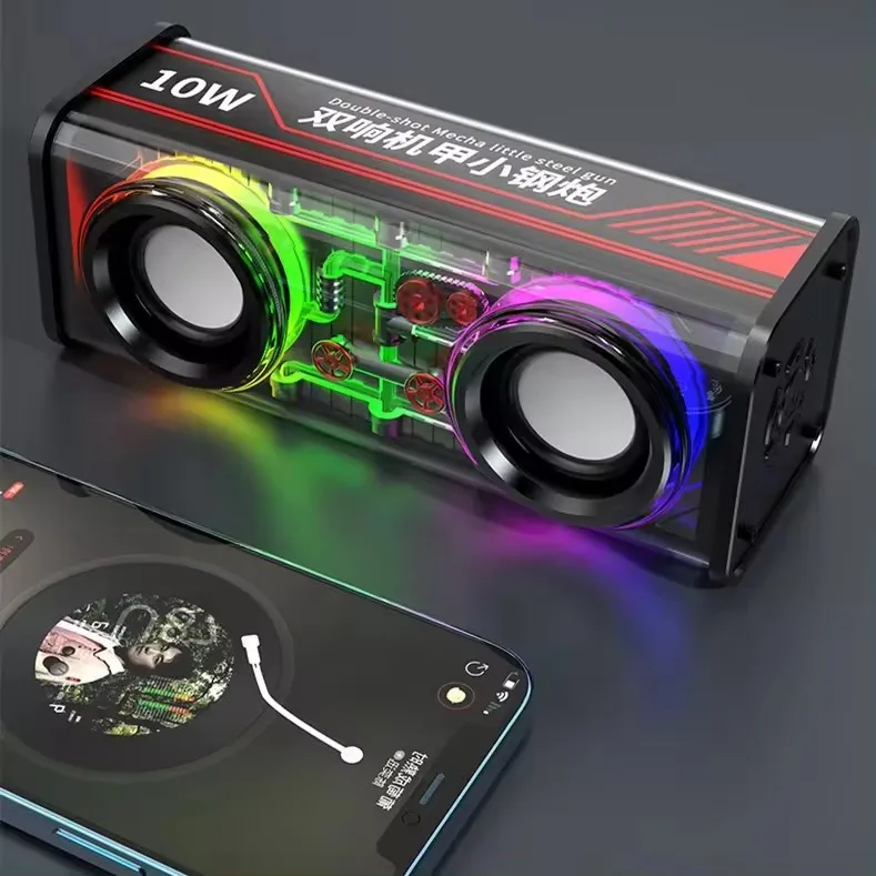 V8 BT Wireless Speaker - Portable, Colorful, and Waterproof