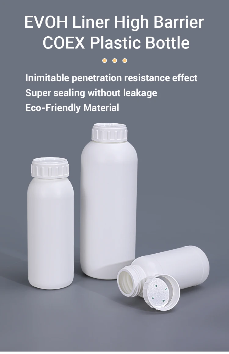 HDPE Chemical COEX Packaging Bottle for Pesticide 250ml