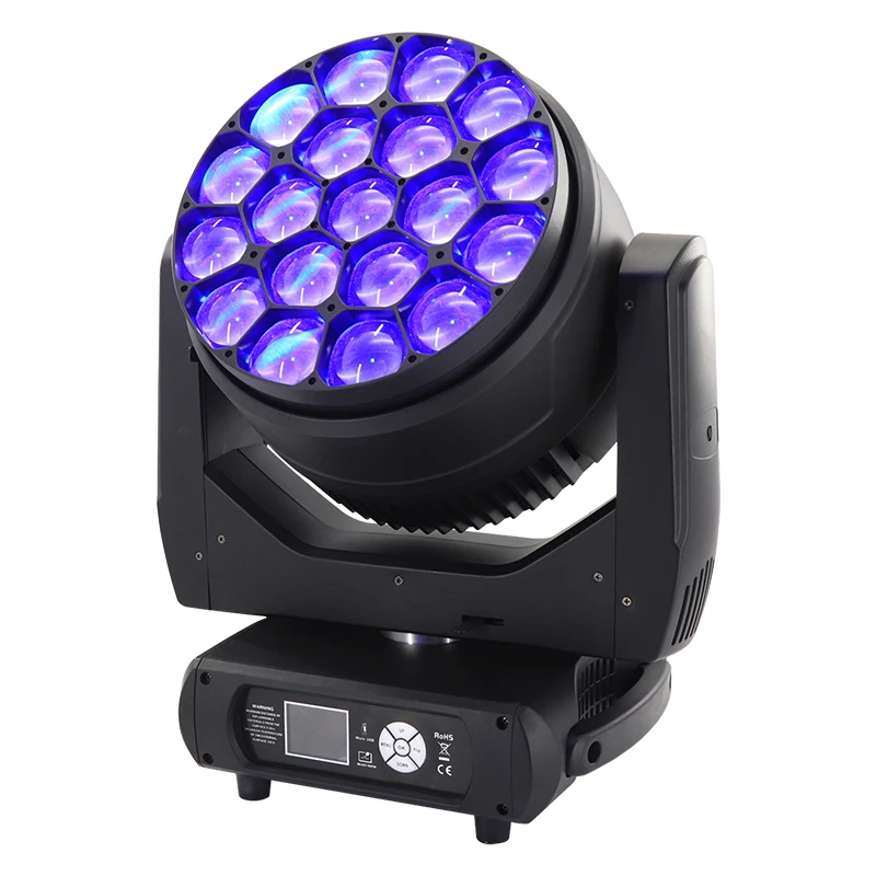 Network 19x40w Bee Eye Rotating Pixel Zoom Wash Led Moving Head - Buy ...