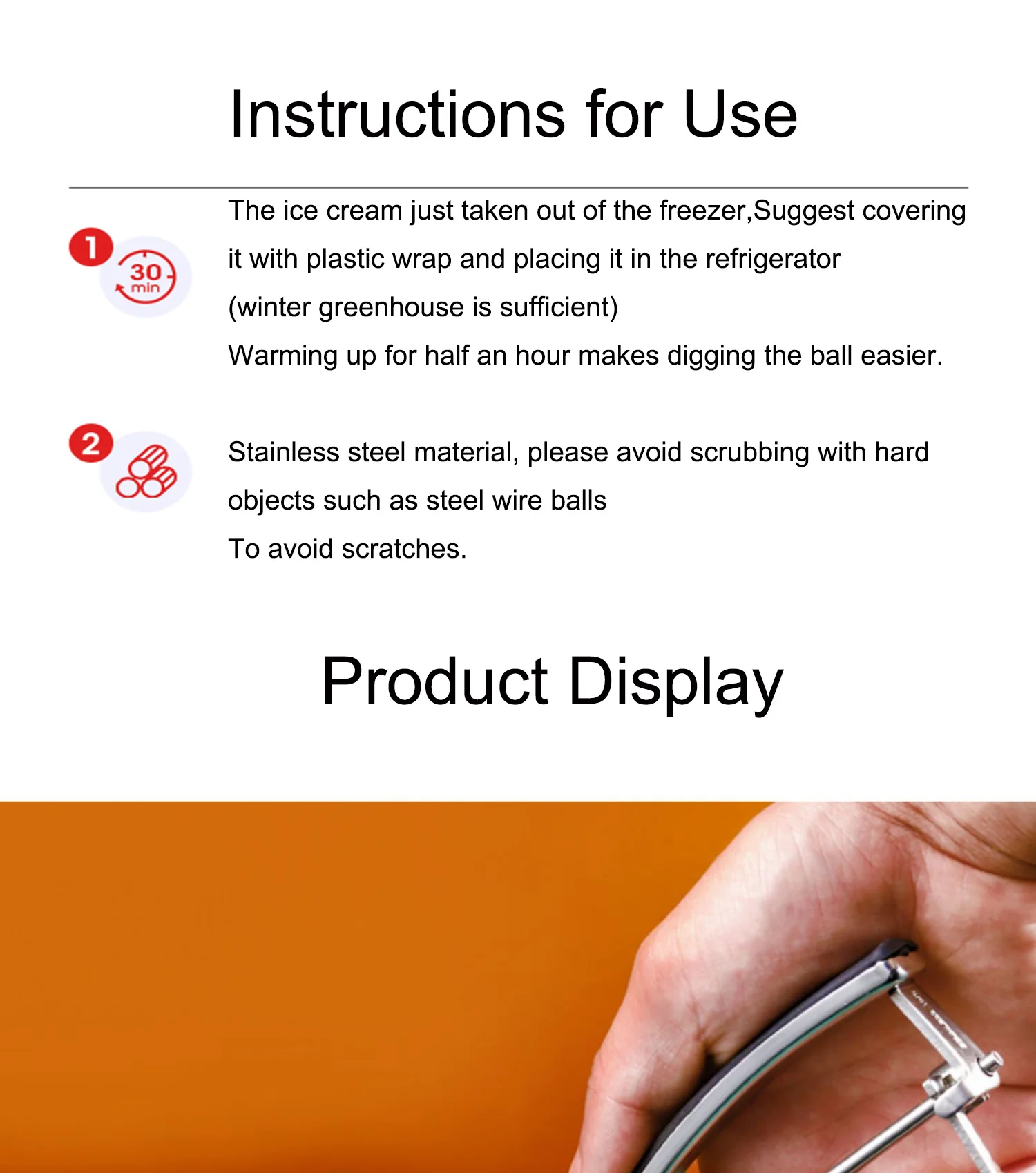 Ice Cream Tools New Products Digging Player Fruit Scoop Kitchen Cook ...