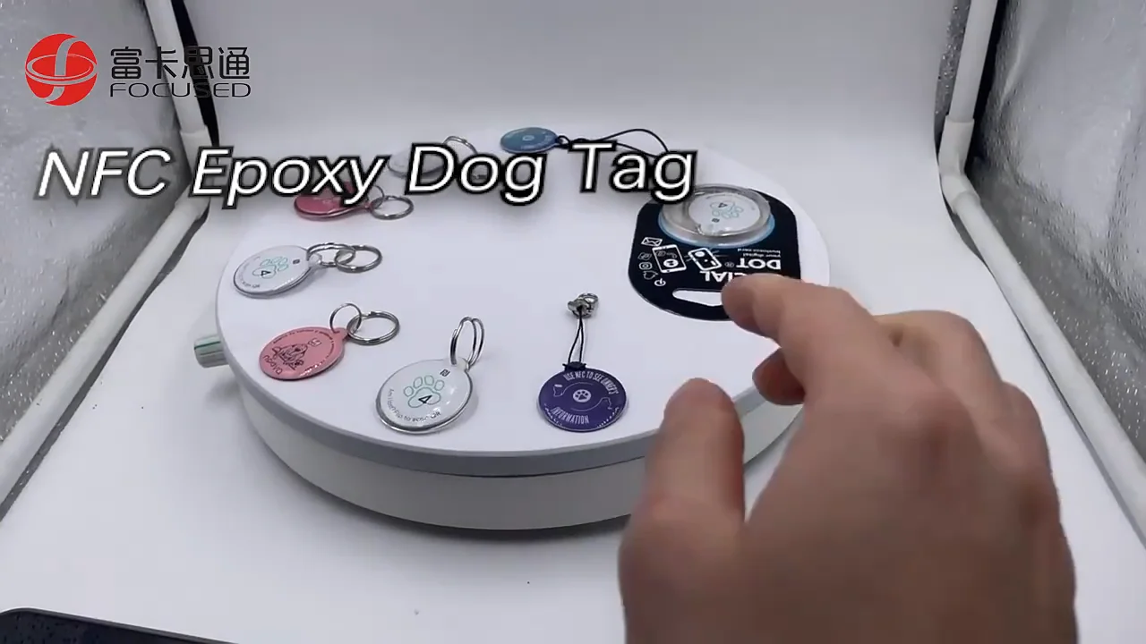 Custom Printed Nfc Tag Coin Card 13.56mhz Qr Code/barcode/hologram ...