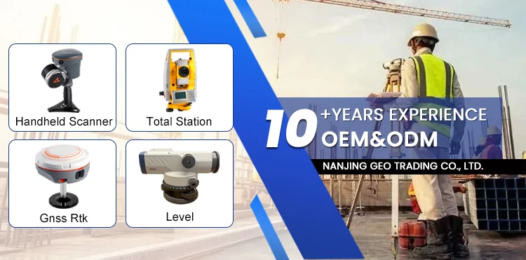 Comnav SINOGNSS Jupiter Laser RTK LU8 Laser GPS Visual Stakeout Dual Camera with R60 Controller ...