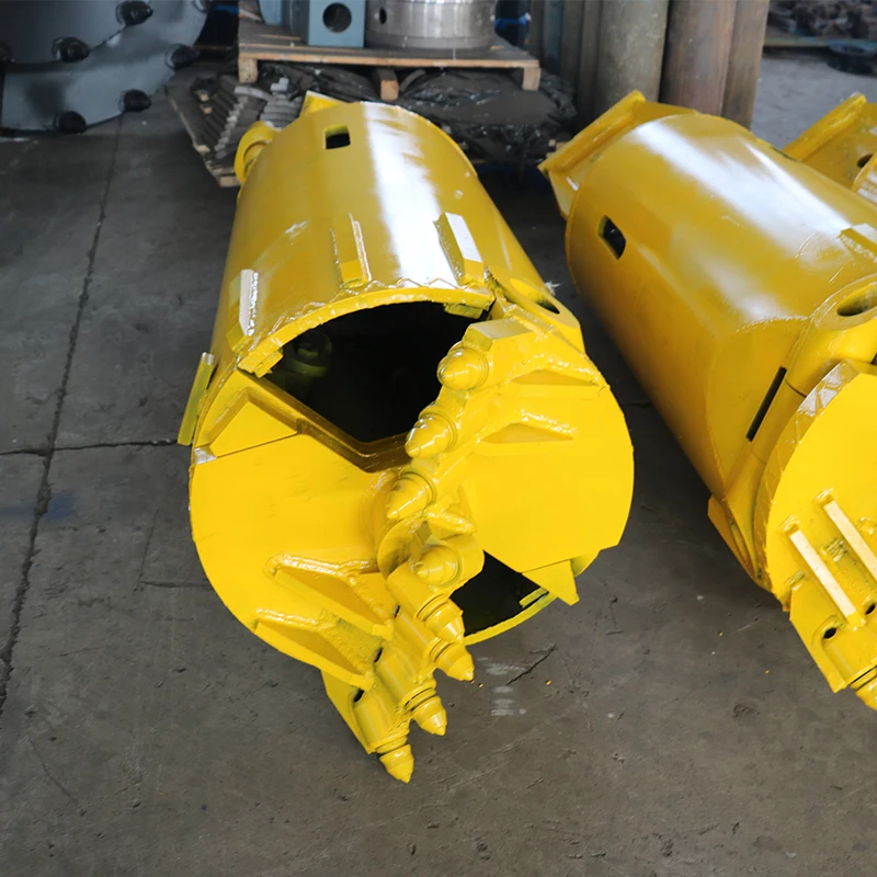 Bauer Soilmec Piling Tools Constructions Use Rock Drilling Bucket With ...