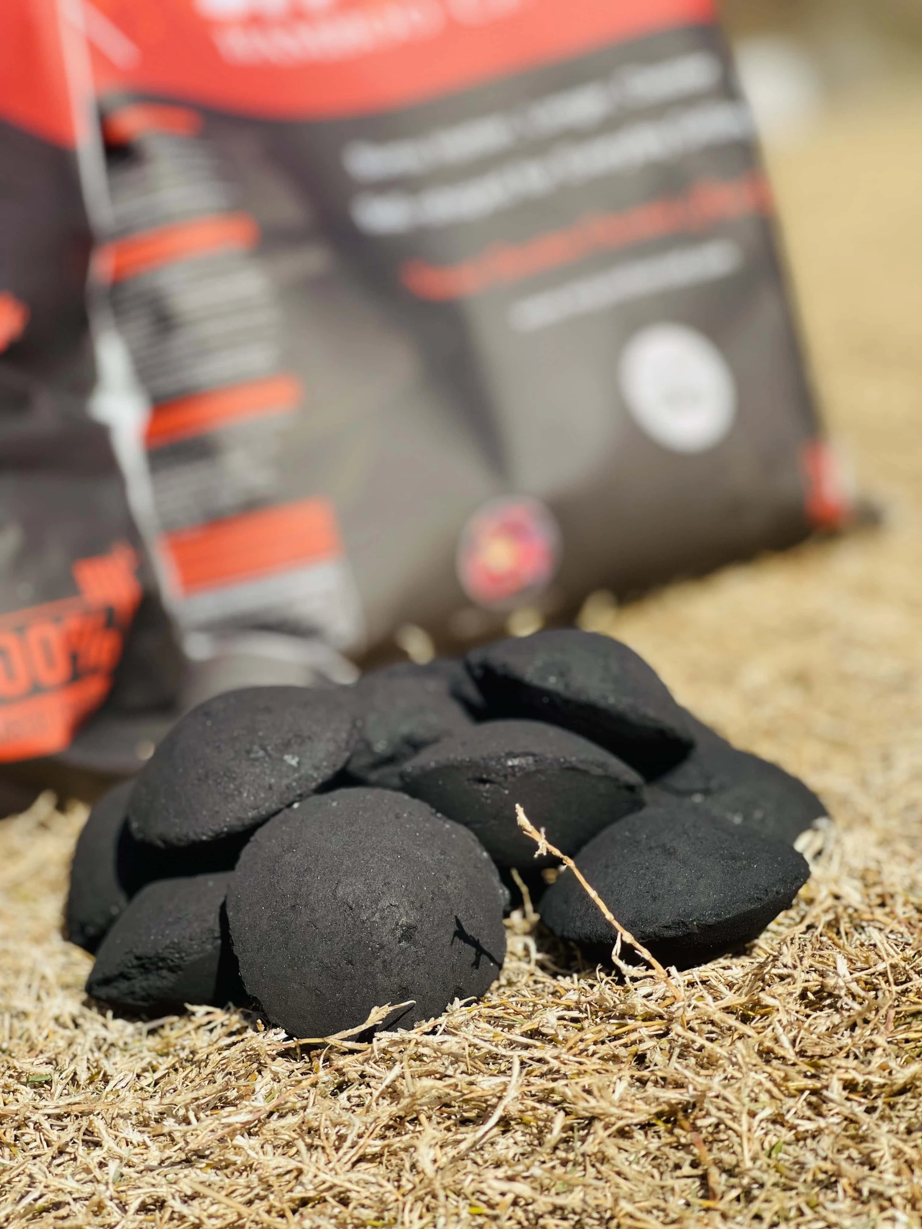 Wujun Premium Bamboo Briquette Charcoal for BBQ & Hookah Shisha Machine ...