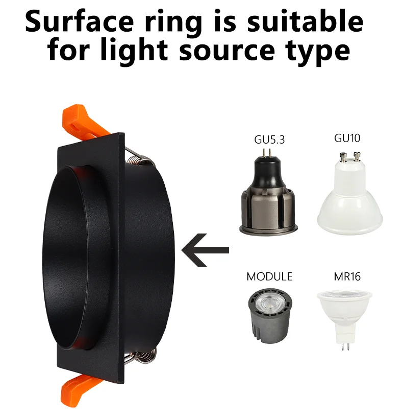 170Mm Cut Hole Thickness Mr16 Gu10 6Inch 3Cct Changeable 10W Ip20 Led ...