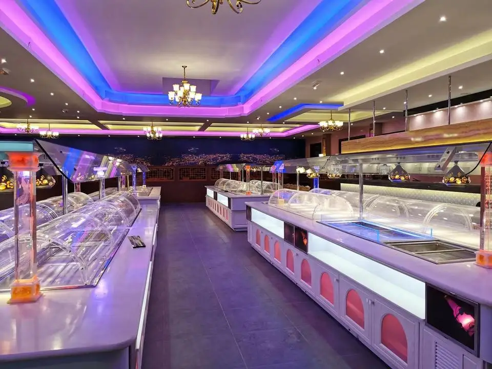 Restaurant,Hotel,Bar Buffet Dinner Counter and Table Station or ...