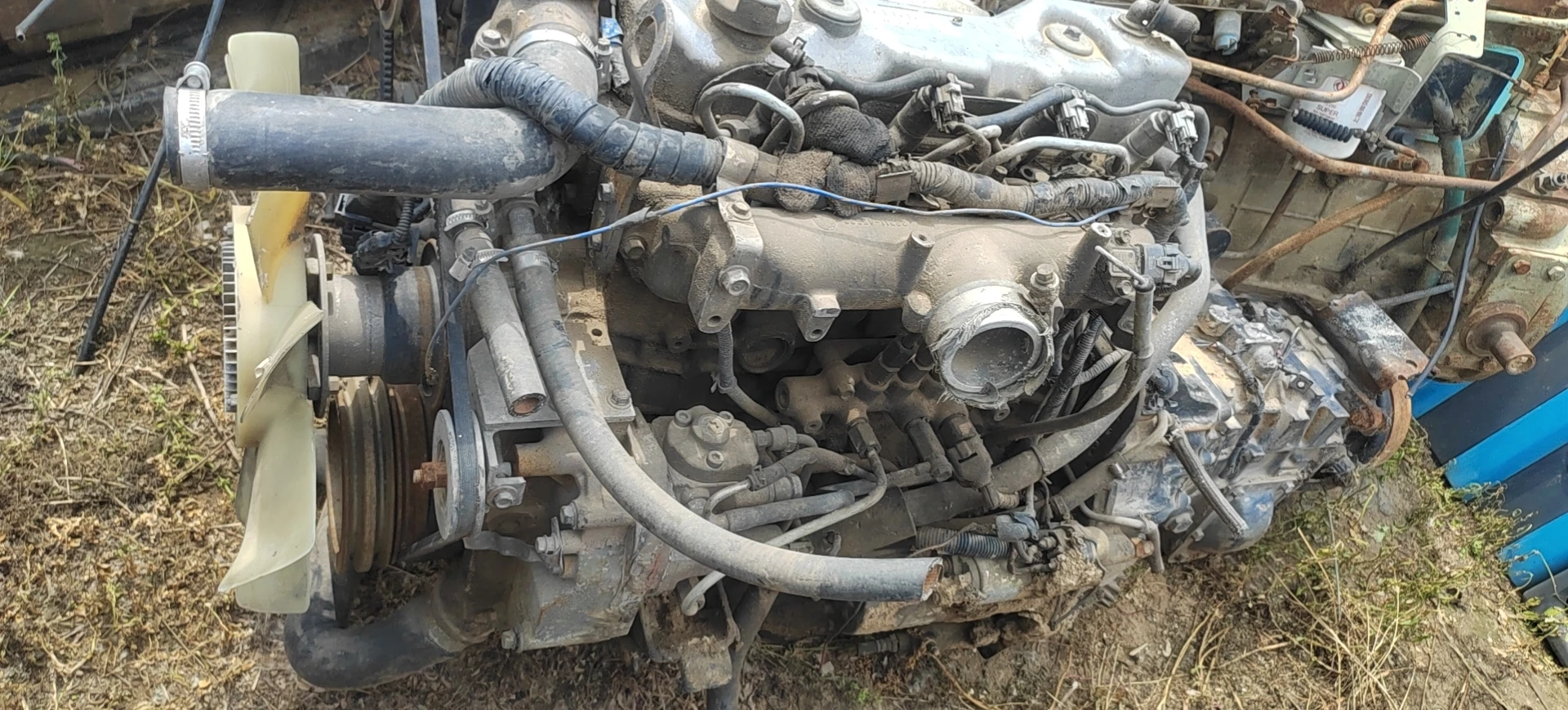 Hyun dai d4dd Good Condition D4DD Used Diesel Engine Assembly With ...
