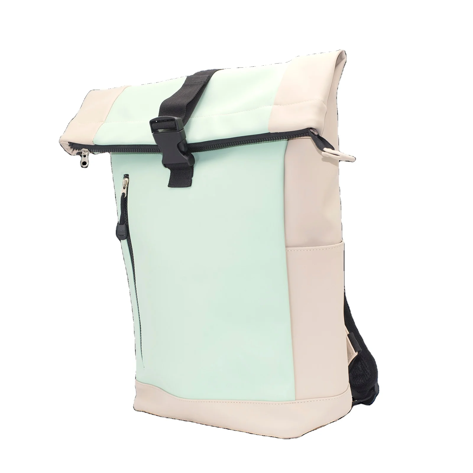 Custom Travel Tuck Pack Expandable Roll Top Backpack College Bag ...