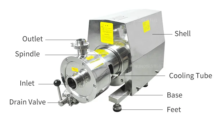 Hundom Stainless Steel Industrial Lubricating Grease Mixing Homogenizer ...