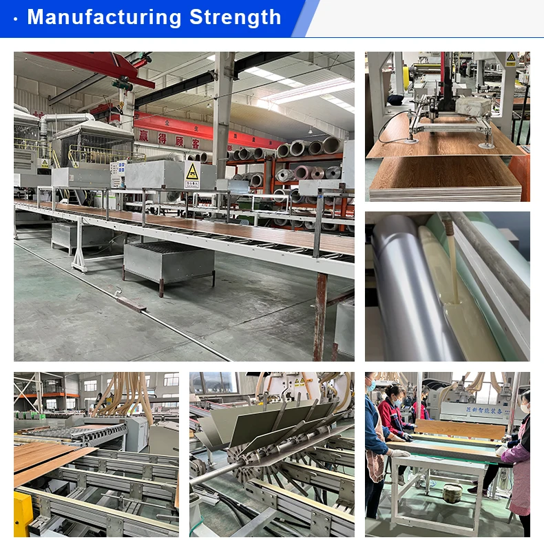 4mm/5mm/6mm Click Lock Spc Flooring Waterproof Plastic Tiles Vinyl ...