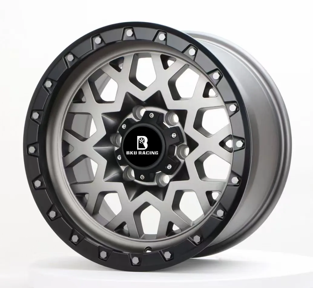 Bku Racing Offroad Wheels 6x139.7 Wheels 17 18 20 22 24 Inch 4x4 Pickup ...