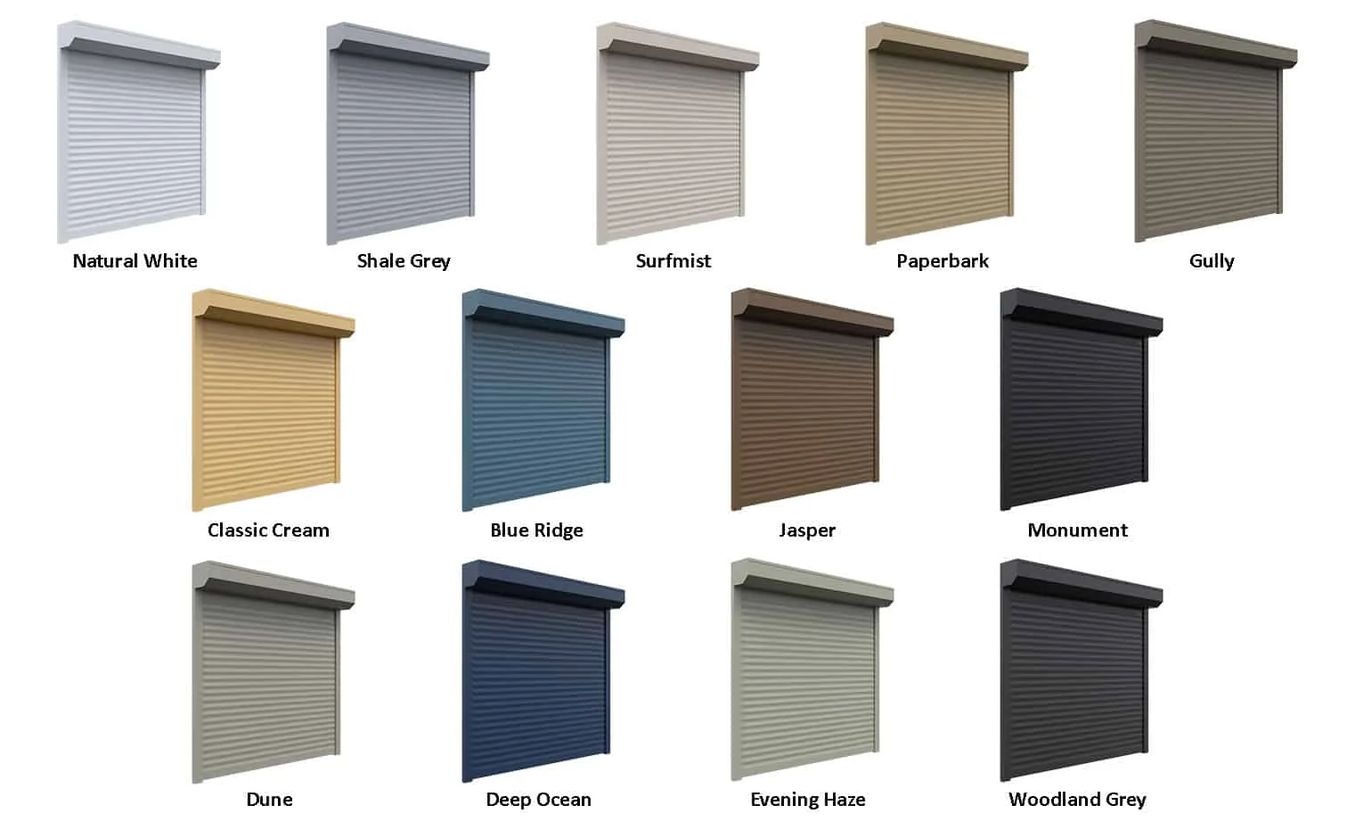 Euro-style White Aluminum Roller Shutter Windows