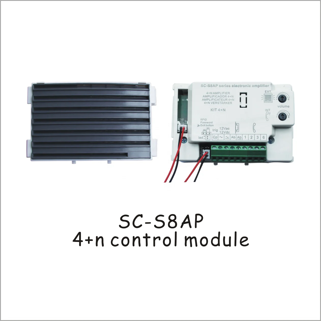 20 Families Door Entry Panel 4+n Wiring Push Button Door Station ...