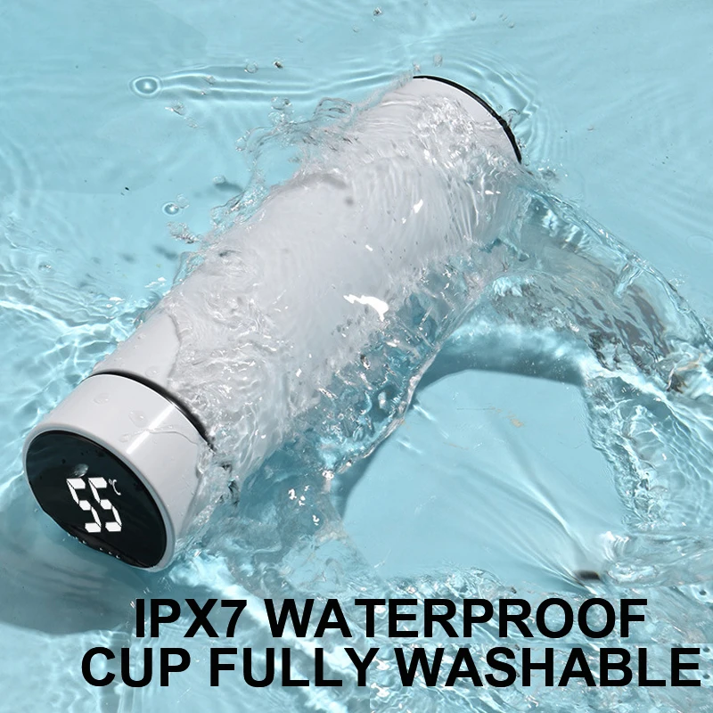 500ml Intelligent Digital Termos Led Temperature Display Stainless ...