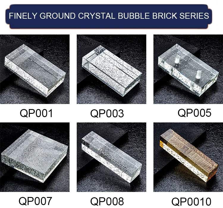 Shop High Standard Crystal Glass Bricks - Colorful & Durable