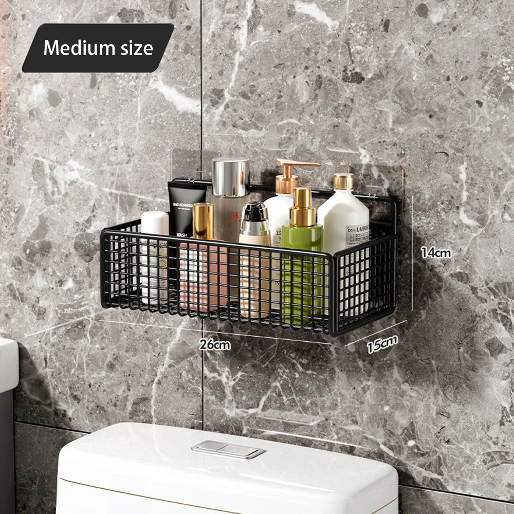 Kitchen And Washroom Wall Hanging Perforation-free Storage Rack,Size ...